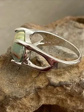 Unbranded | Jewelry | 5new Swirly Resin Oval Center Silver Tone Zinc ...